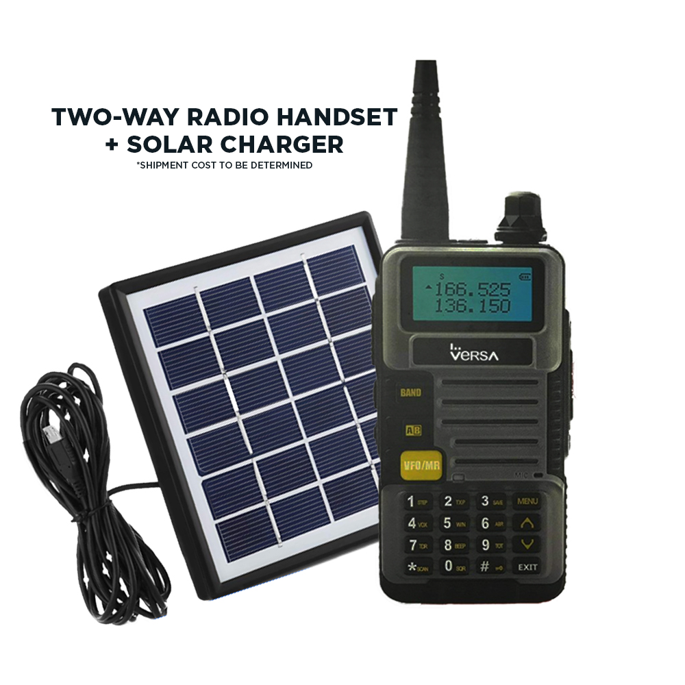 Modular Distance Learning Assisted by Two-Way Radio Handset